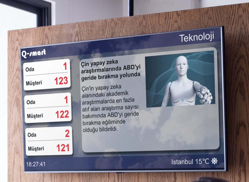 T series queue system - Q-smart Queue Management System