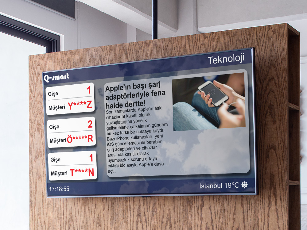 T series queue system - Q-smart Queue Management System