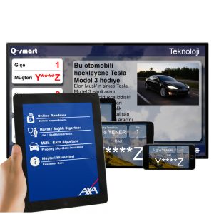 B2 Touch queue ticket dispenser - Q-smart Queue Management System