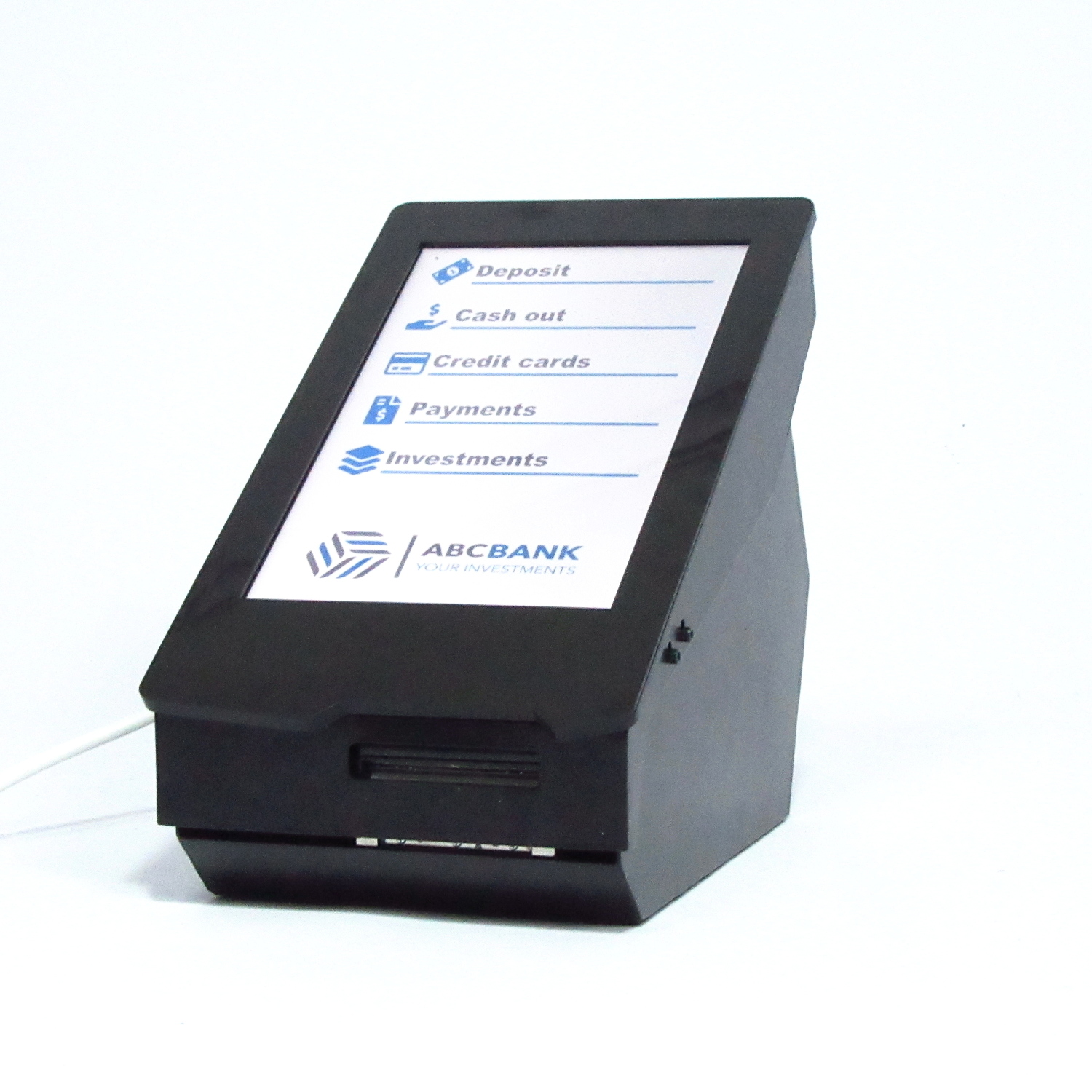 B2 Touch queue ticket dispenser - Q-smart Queue Management System