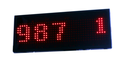 Matrix Counter Display - Q-smart Queue Management System