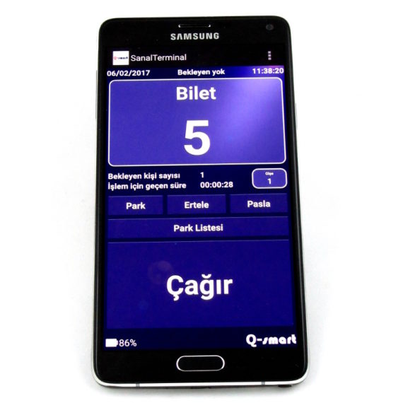 Sıramatik sistemi bilet çağrı programı