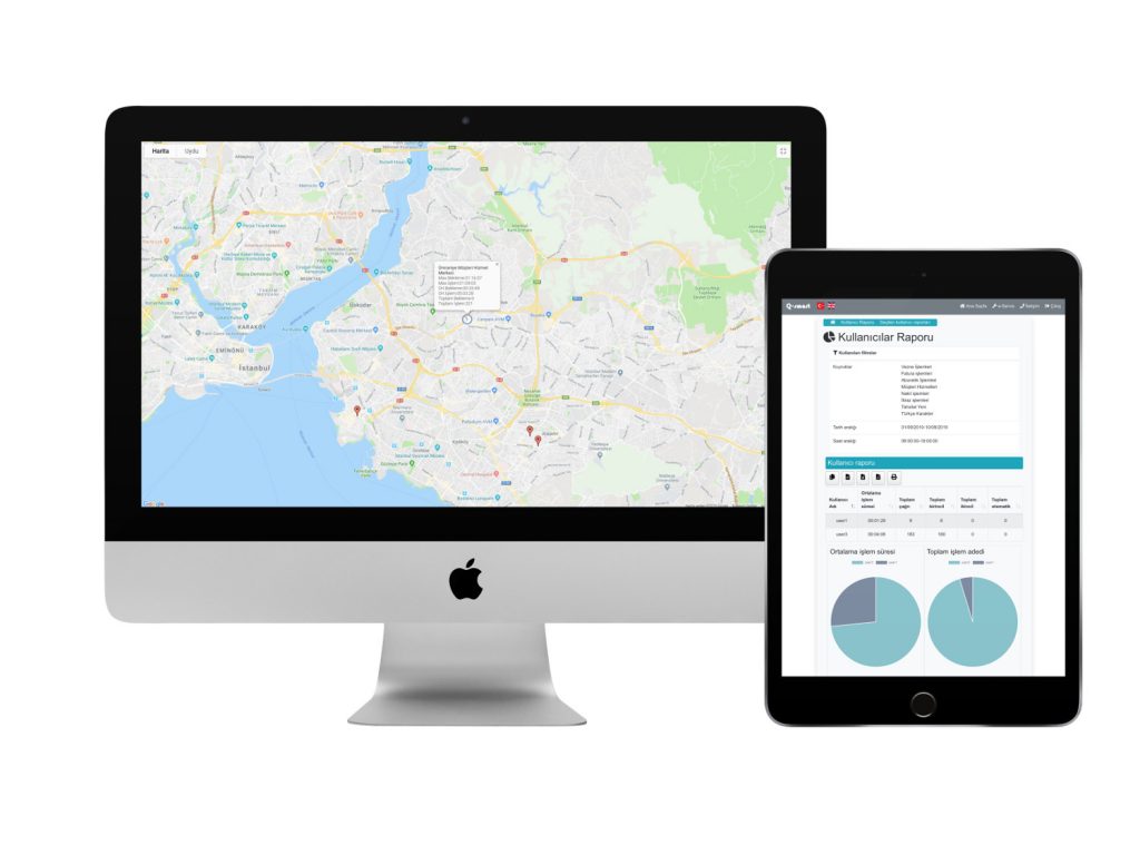 B2 Touch queue ticket dispenser - Q-smart Queue Management System