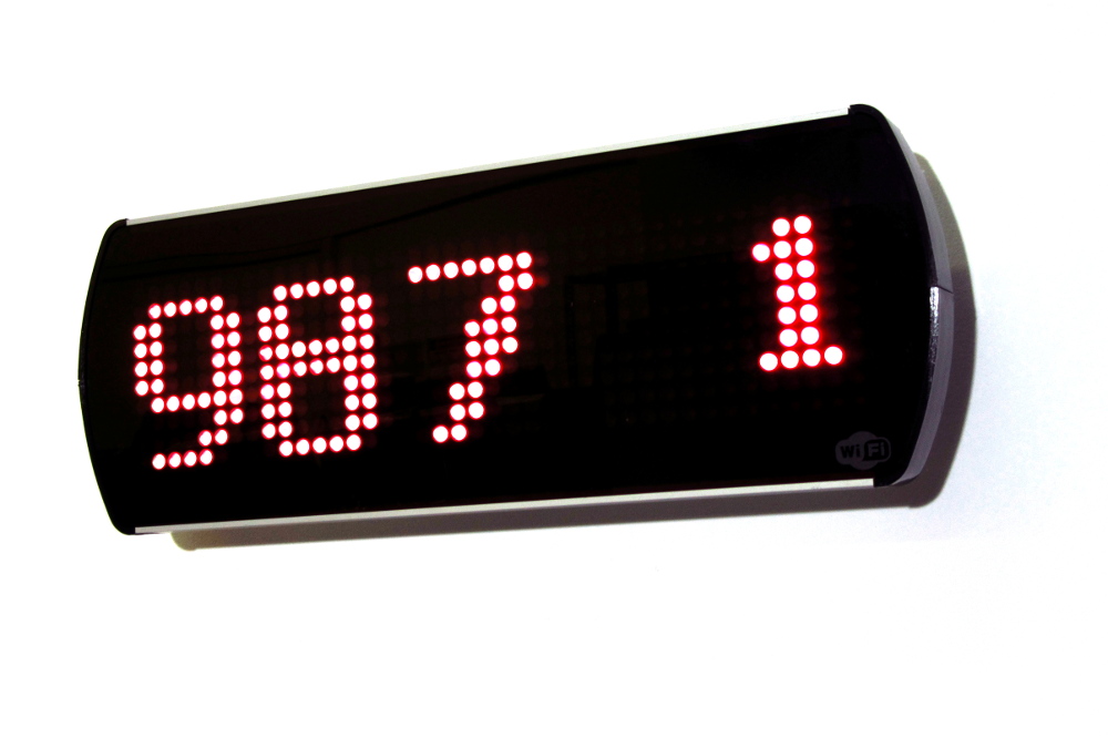 Curwe Wireless Queue System Counter Display - Q-smart Queue Management System